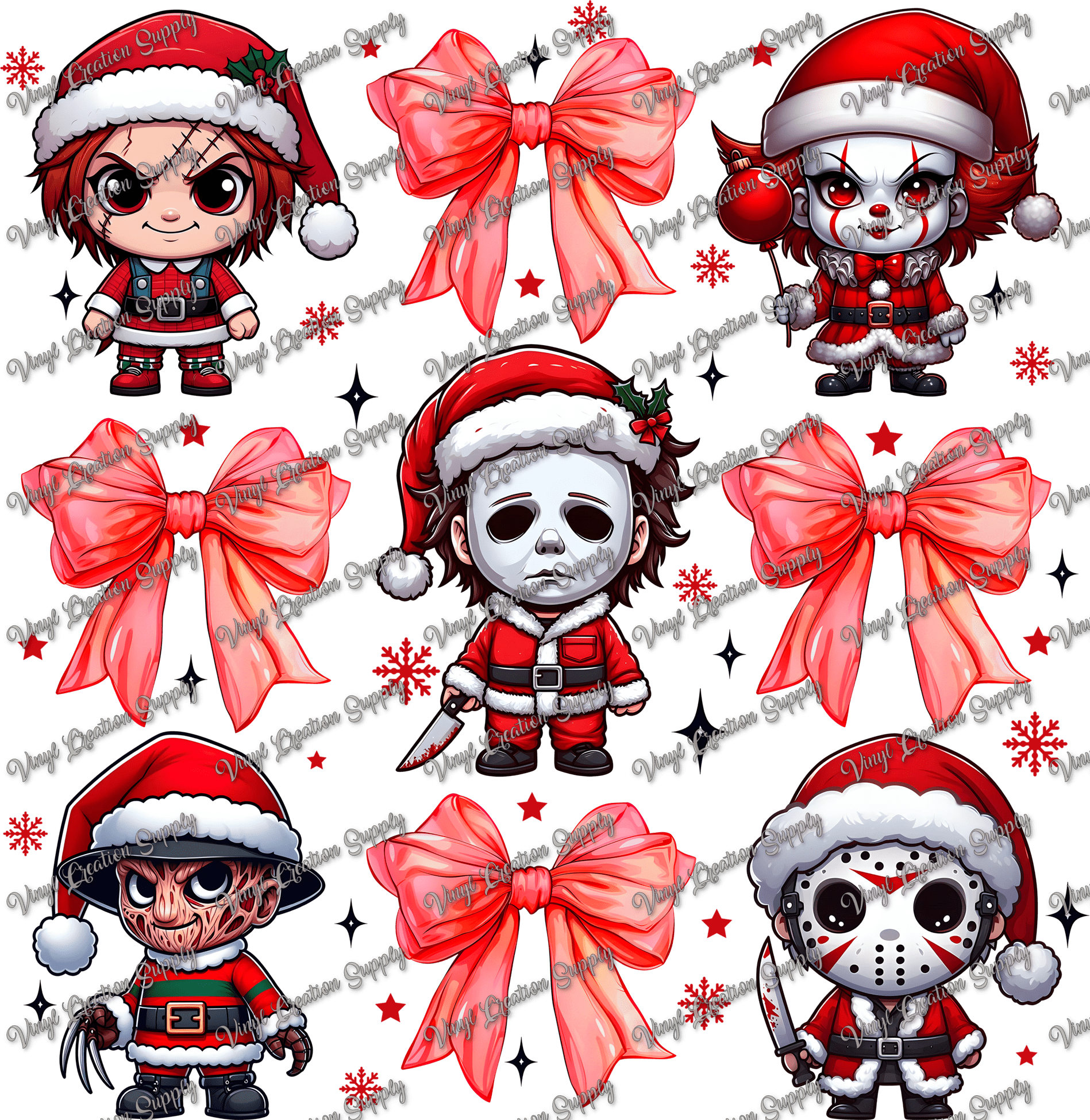 Horror Character Christmas – VCS' DIY Shirts & More
