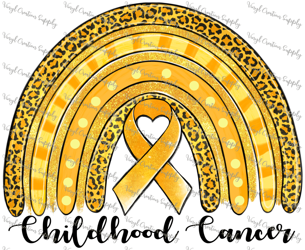 Childhood Cancer Awareness Rainbow – VCS' DIY Shirts & More