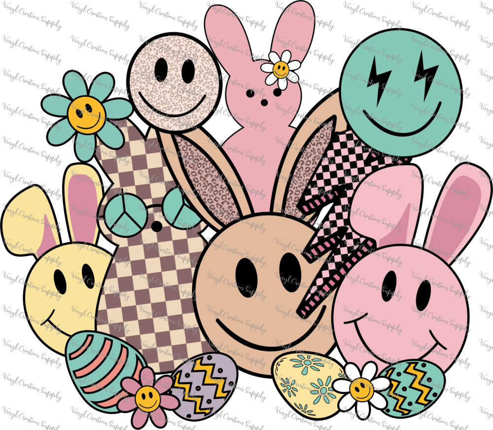 Smile Bunny Retro – VCS' DIY Shirts & More