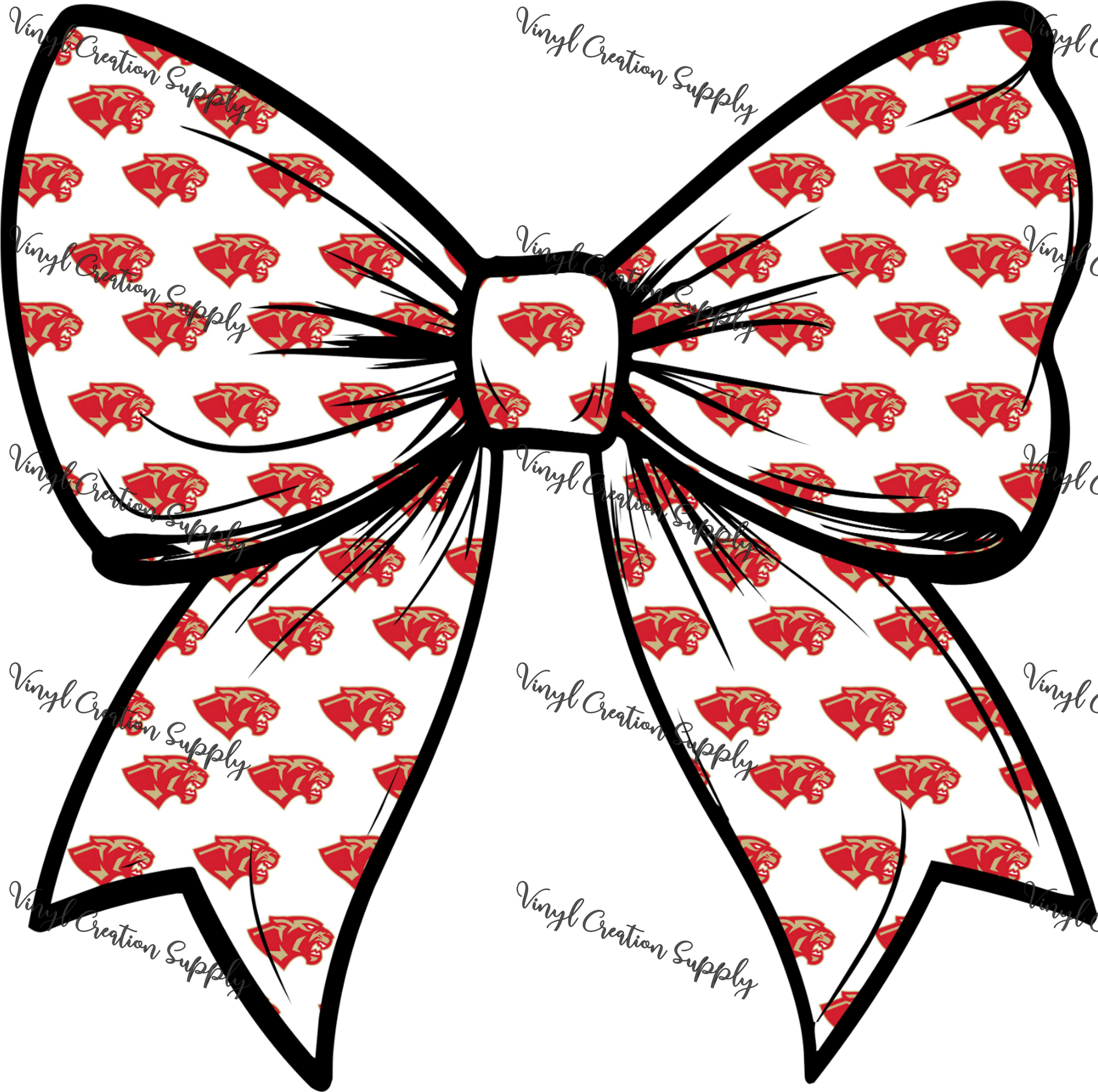 CC Panthers Logo Bow – VCS' DIY Shirts & More