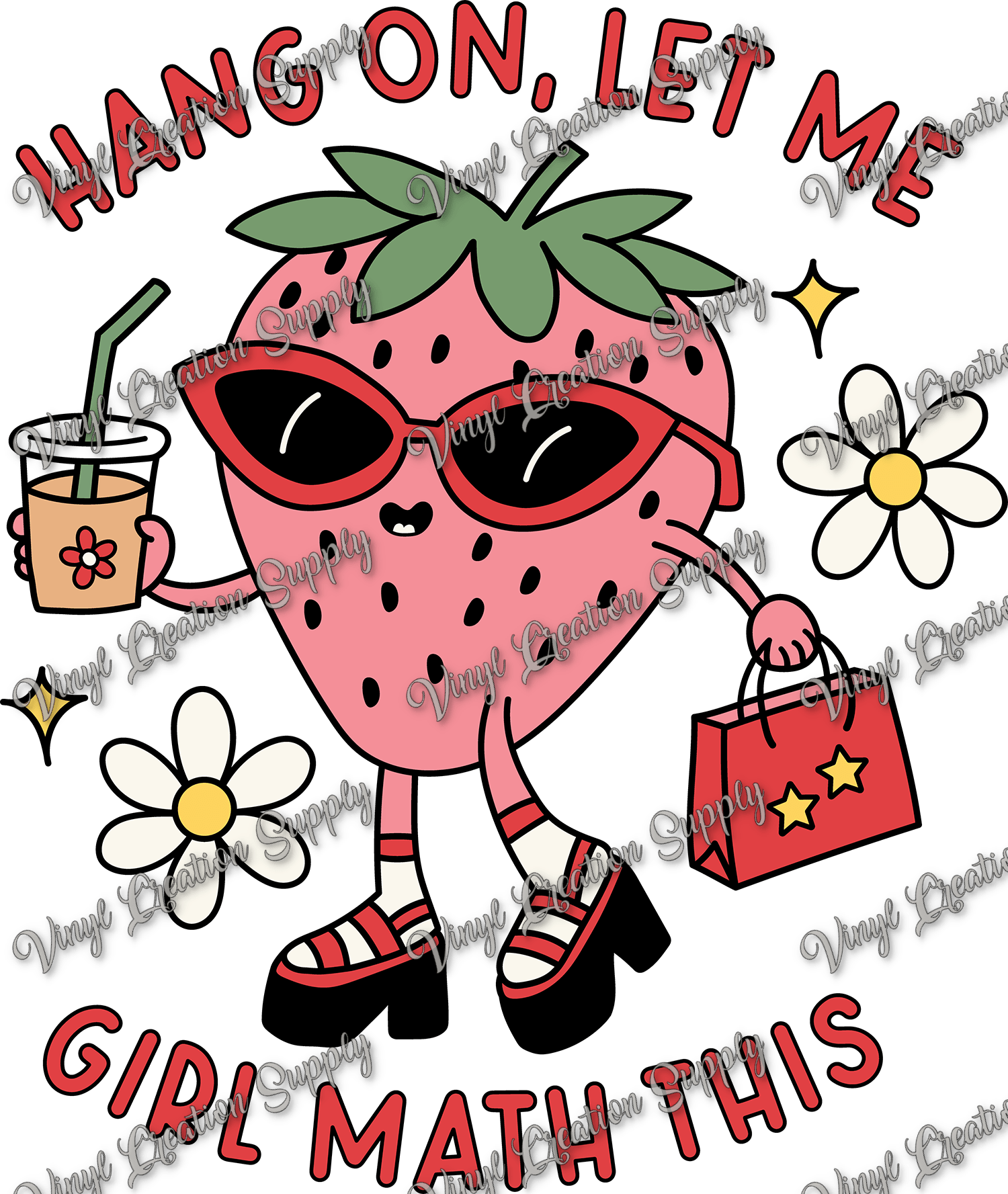 Girl Math Strawberry – VCS' DIY Shirts & More