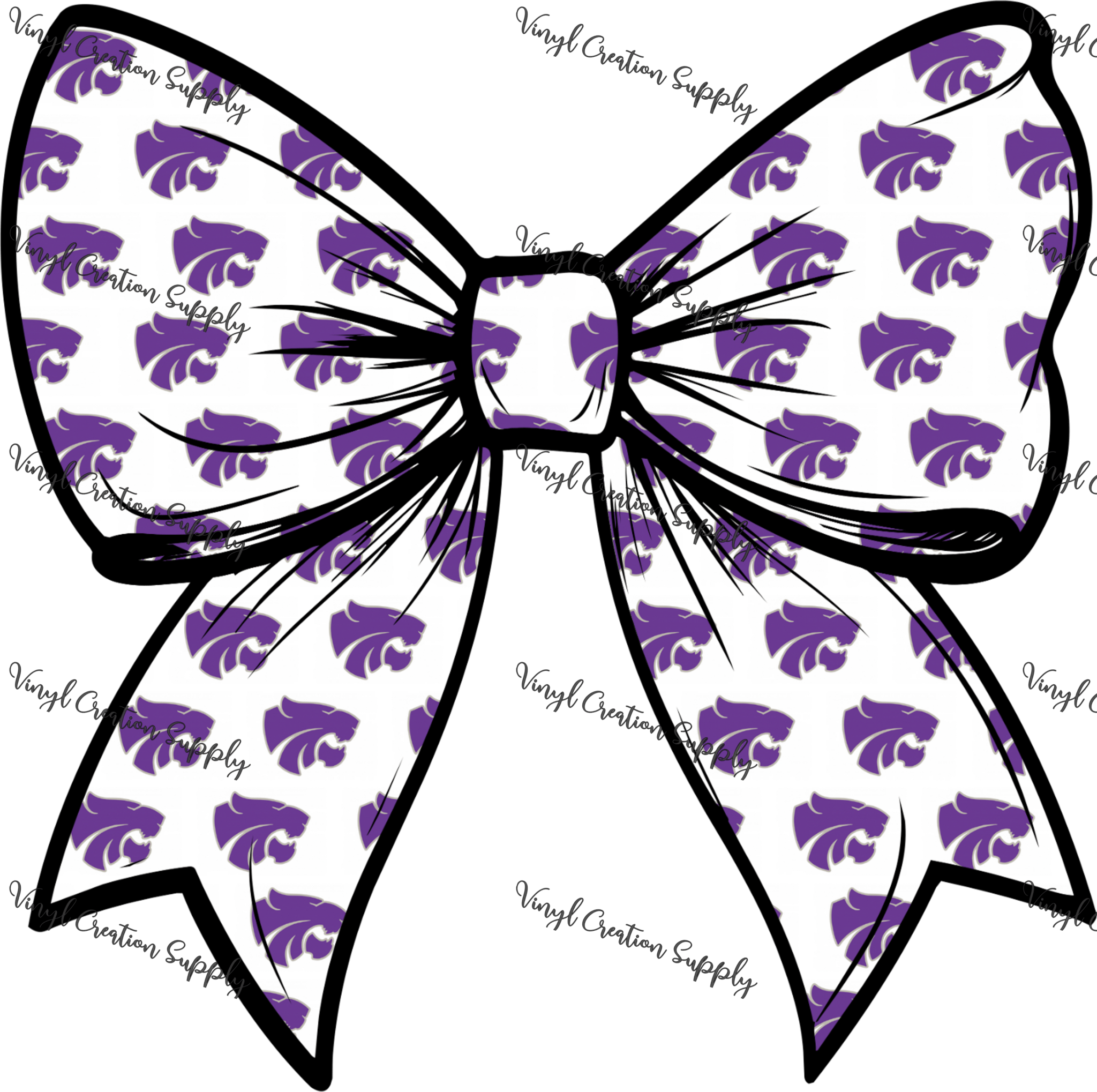 Humble Wildcats Logo Bow – VCS' DIY Shirts & More