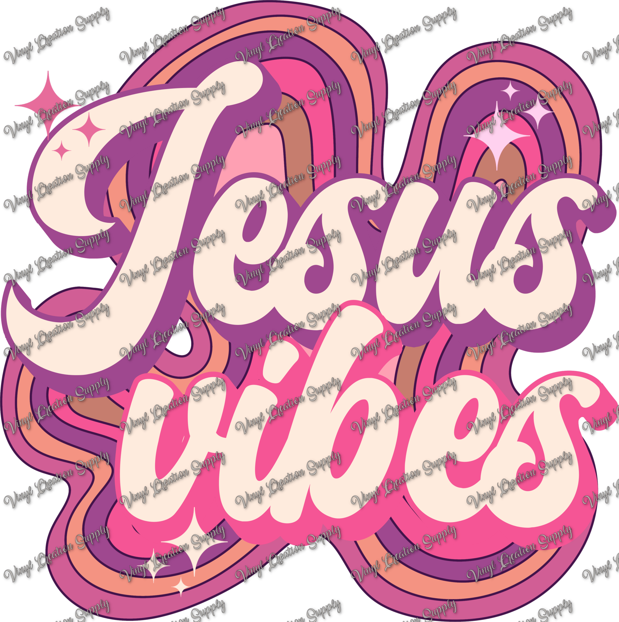 Jesus Vibes Pink – VCS' DIY Shirts & More
