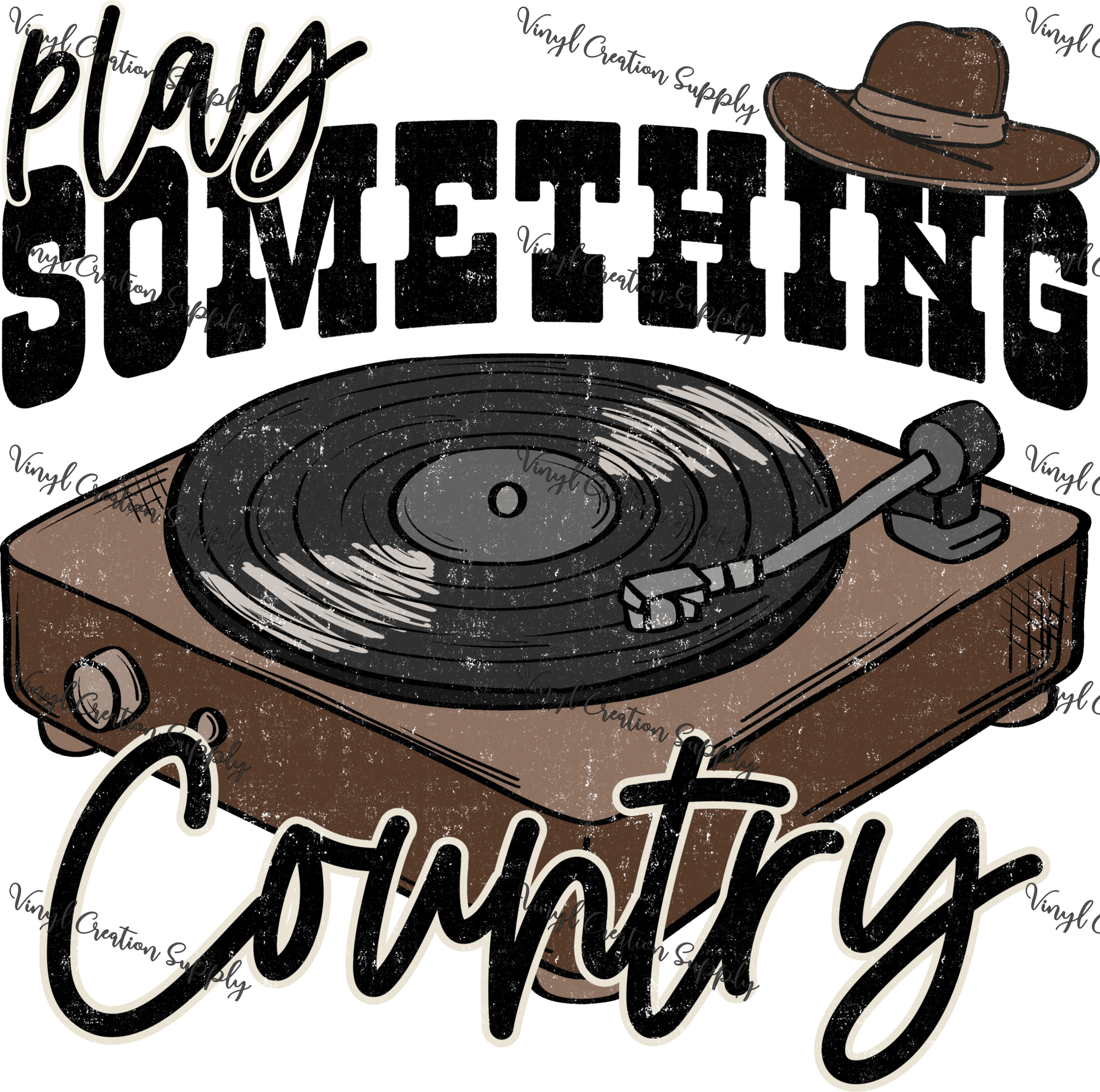 Play Something Country Record – VCS' DIY Shirts & More