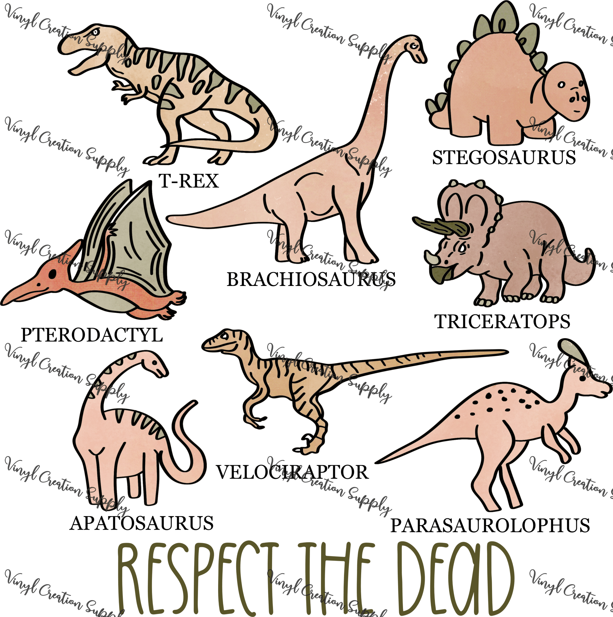 Respect The Dead Dino – VCS' DIY Shirts & More