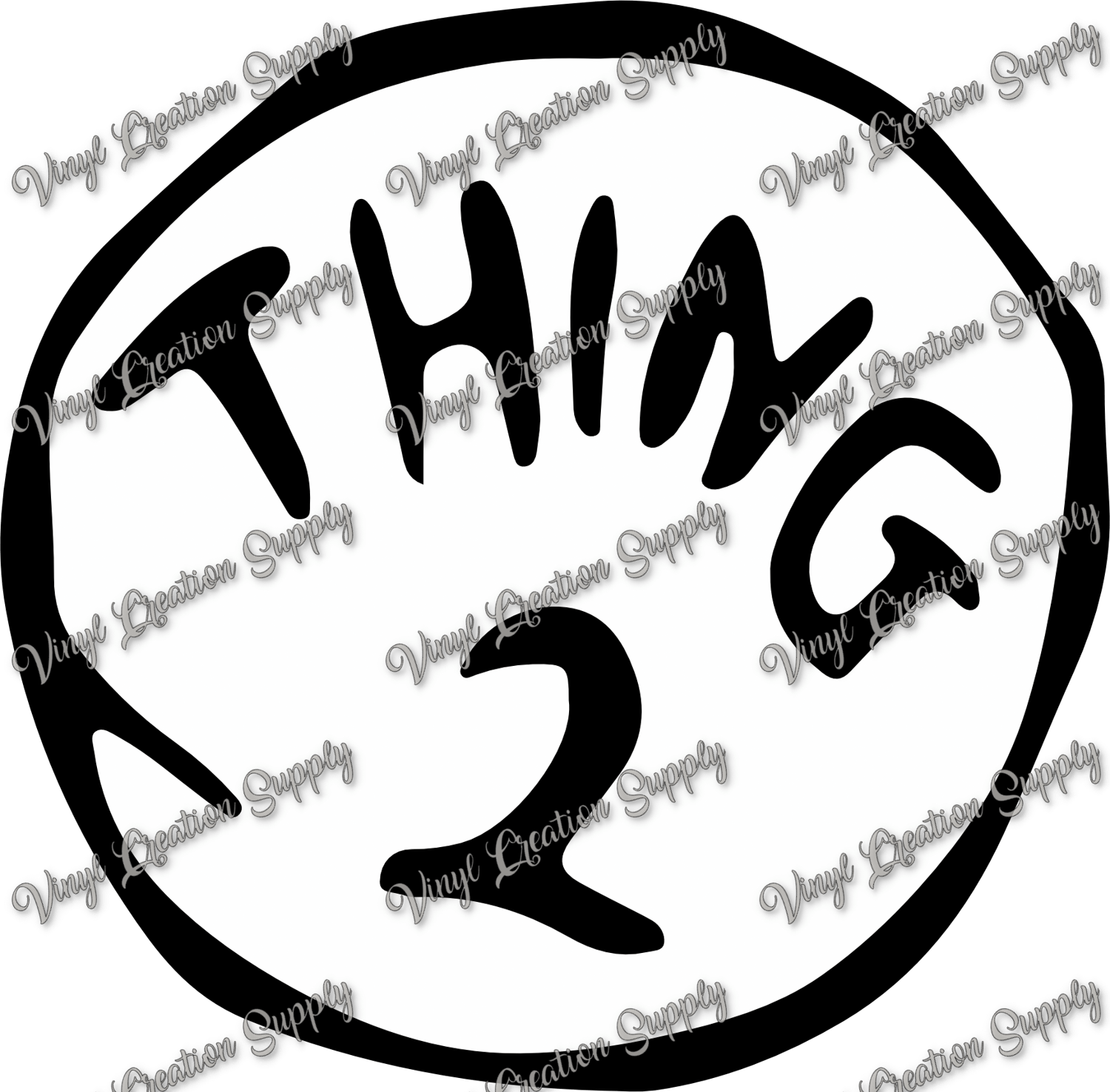 Thing 2 Circle – VCS' DIY Shirts & More