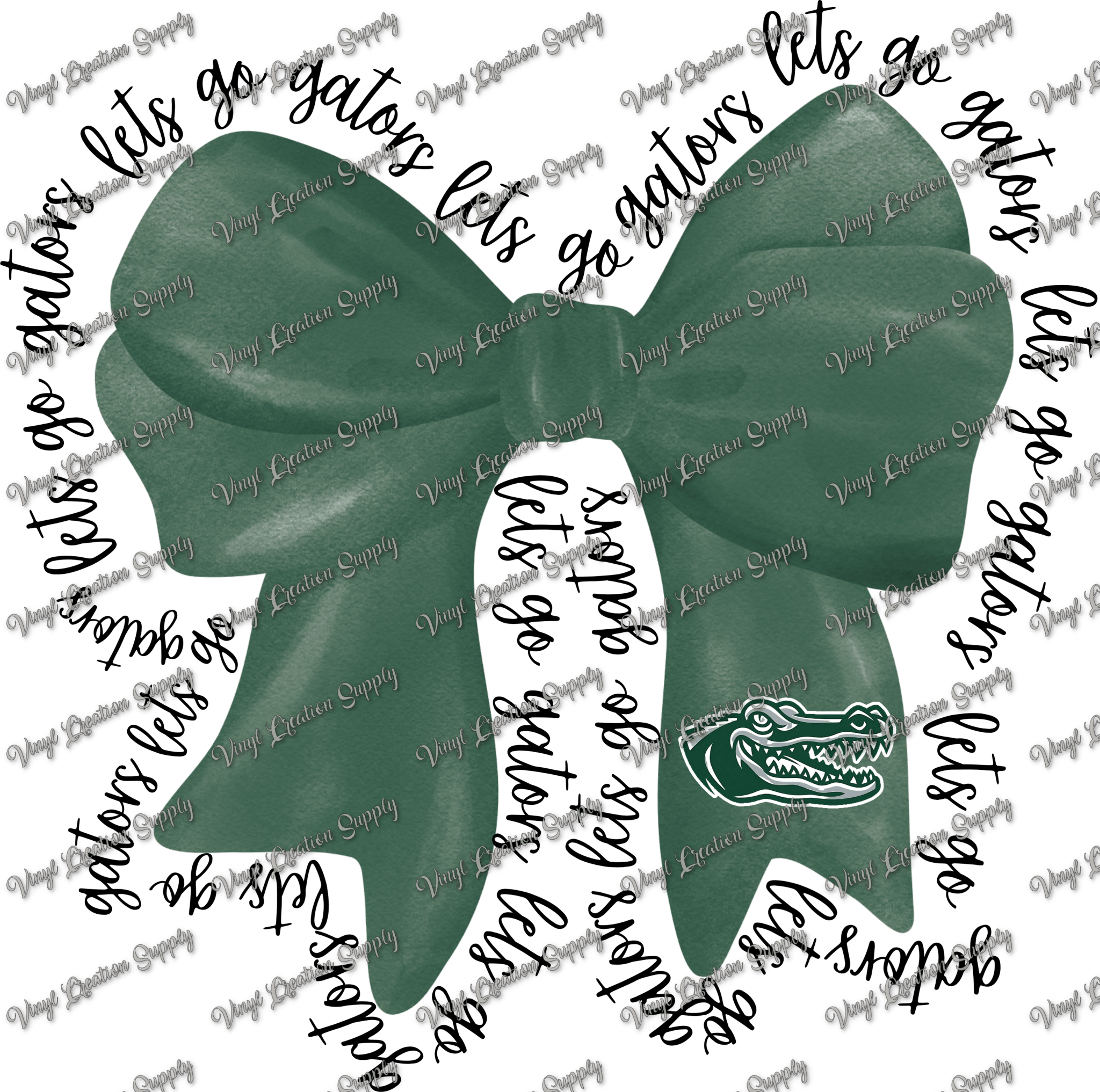 Westfork Gators Bow Black Text – VCS' DIY Shirts & More
