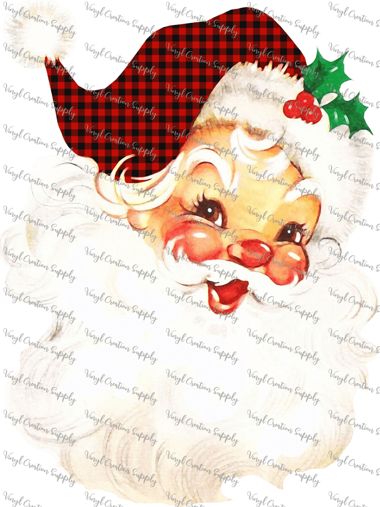Retro Santa Plaid Hat – VCS' DIY Shirts & More